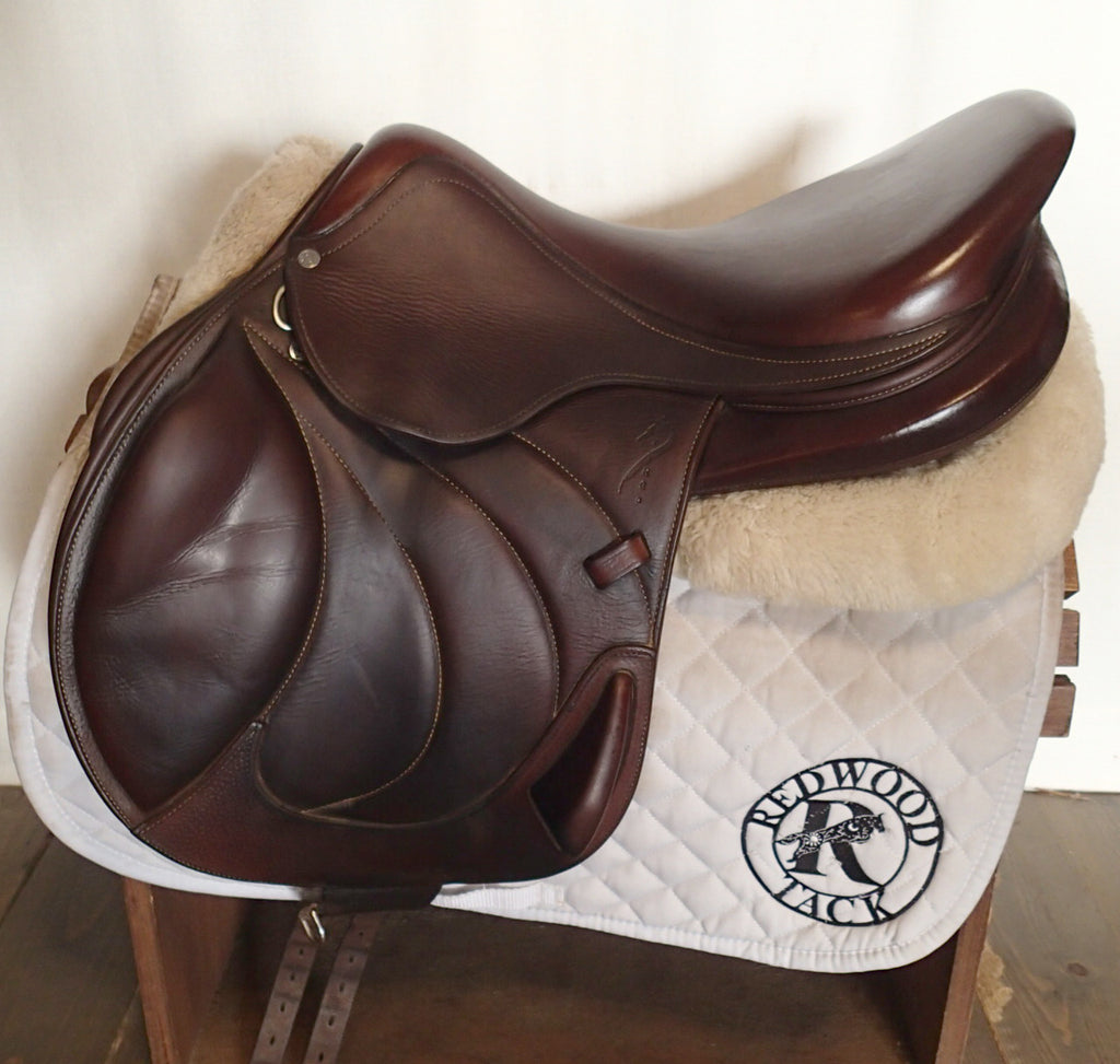 18" Antares Monoflap Saddle - Full Buffalo - 2017 - 3N Flaps - 5" dot ...