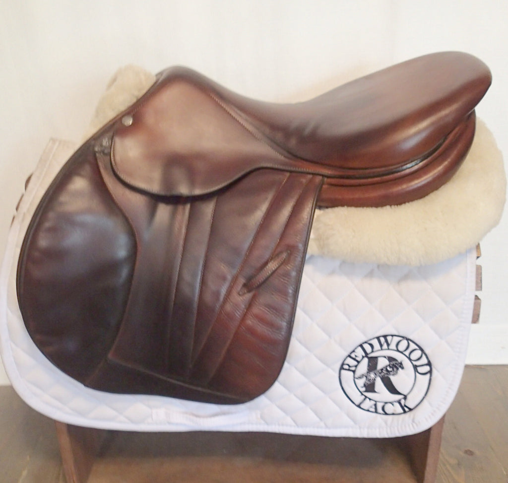 18" Butet Premium Saddle - Full Calfskin - 2014 - M Seat - 2 Flaps - 4 ...